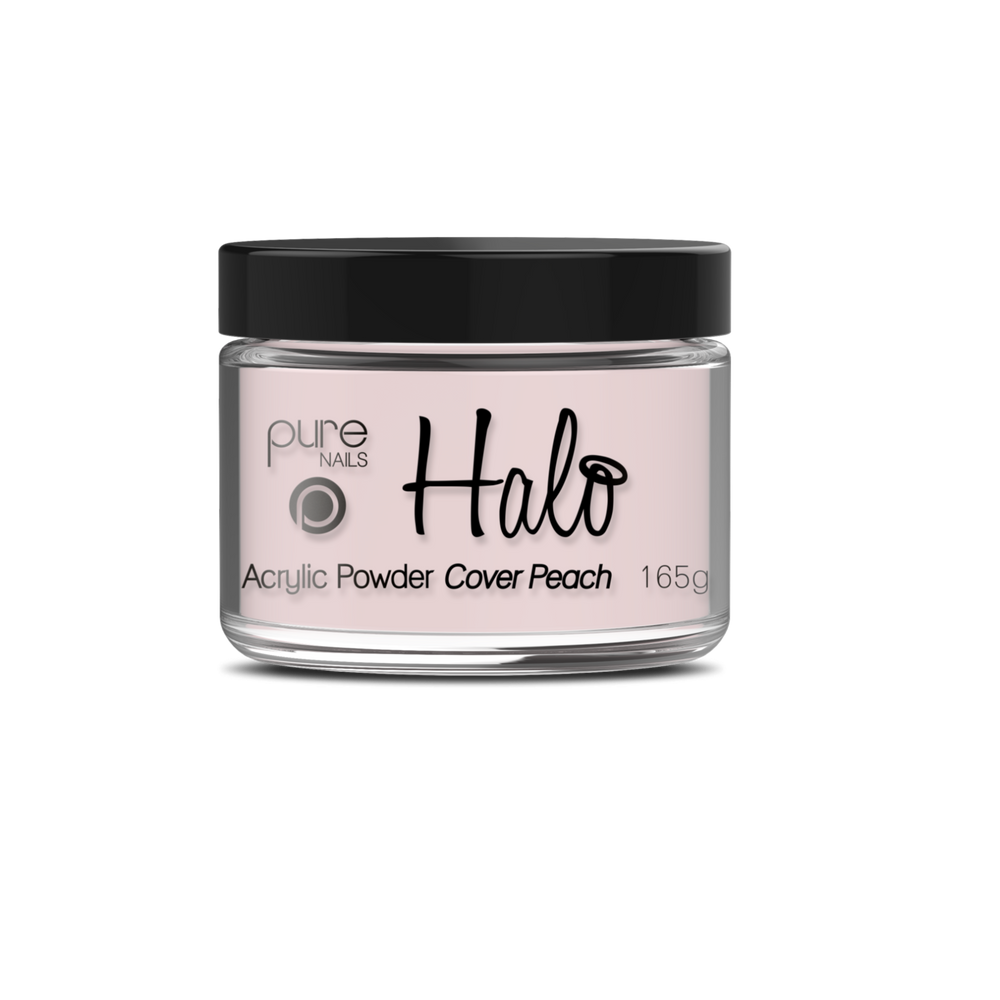 Halo Acrylic Powder Cover Peach 165g | Halo Pure Nails | Siena Distribution