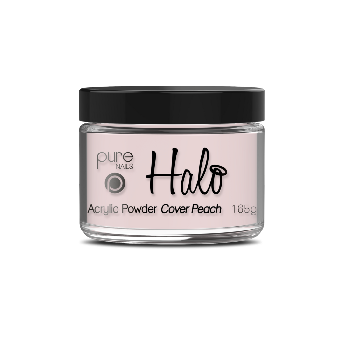 Halo Acrylic Powder Cover Peach 165g | Halo Pure Nails | Siena Distribution