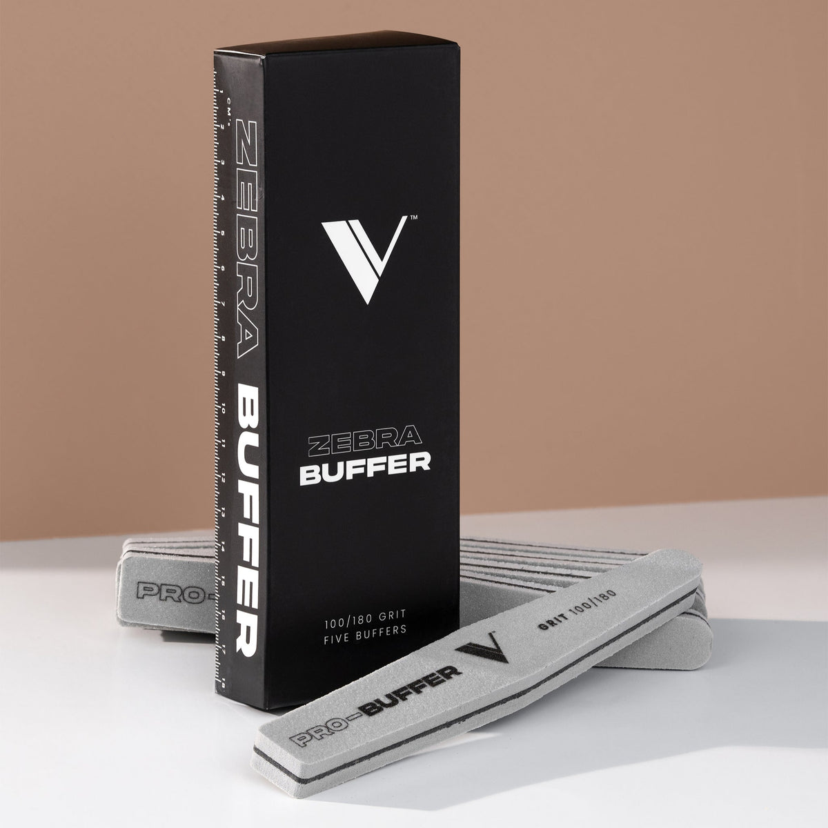 NAIL BUFFERS - 100/180 GRIT GREY (5 PACK) | V Beauty Pure | Siena ...